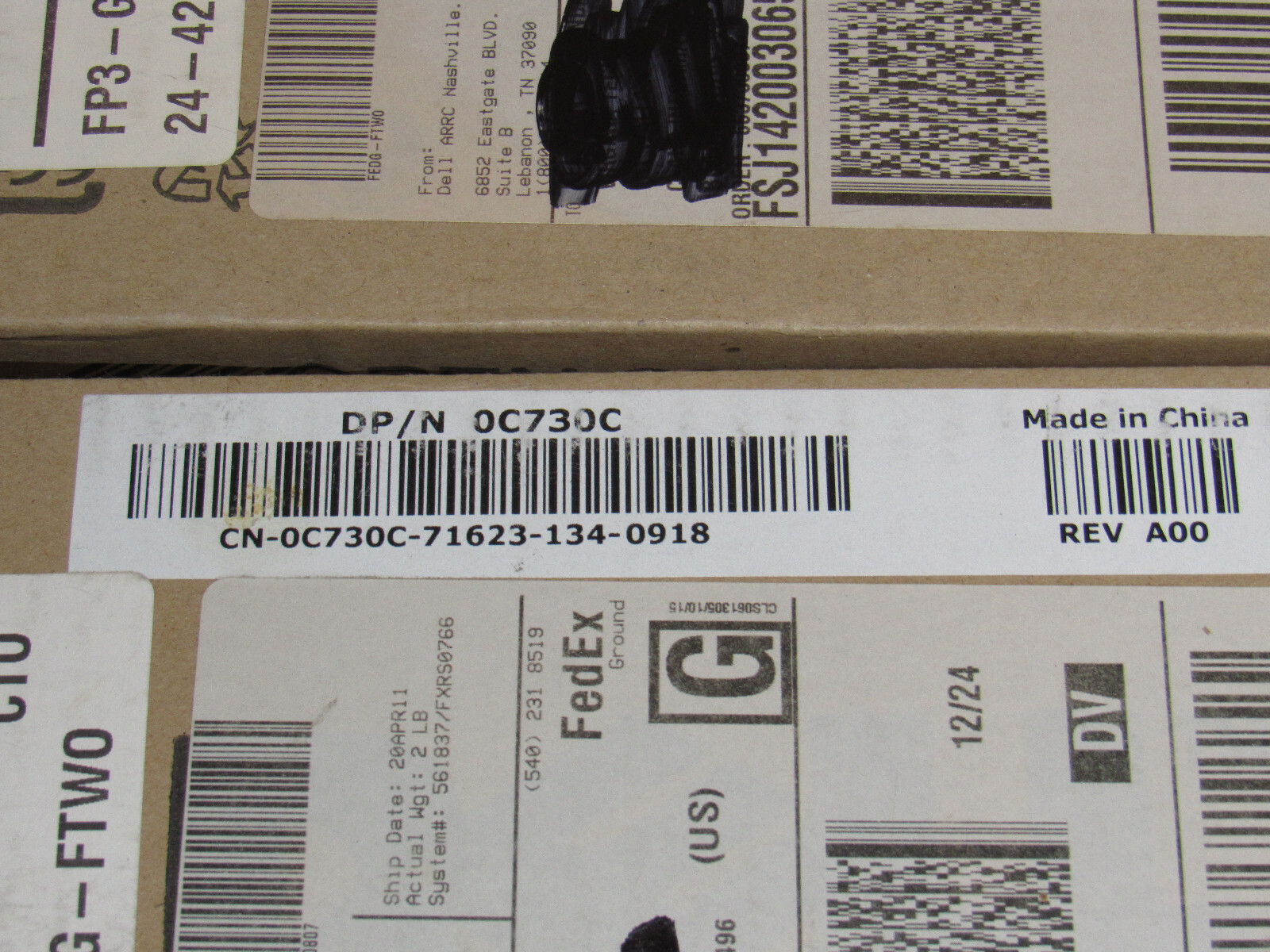 Lot of 4 Dell AX510 Computer Monitor Speaker Bars C730C - New | eBay