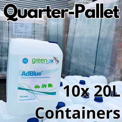 Quarter-Pallet of Greenox Universal AdBlue With Spout -10x 20 Litre ...
