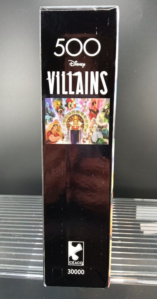 Disney Villains 500 Piece Noir Edition Puzzle By Ceaco | eBay