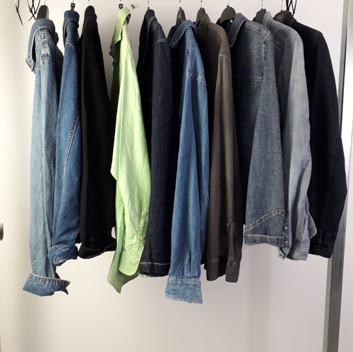 Mix 10Pcs Denim Jacket Bundle Multicoloured Various Sizes & Styles USED ...