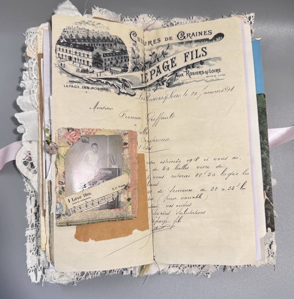 Shabby Journal Diary Junk Journal 34 Pages + Tags Collage Diary Scrapbook Memory | eBay