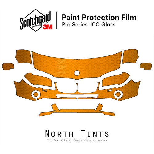 BMW X3 2007-2009 3M Pro Serie Vorgeschnitten Farbe Schutz Folie Klar Bh ...