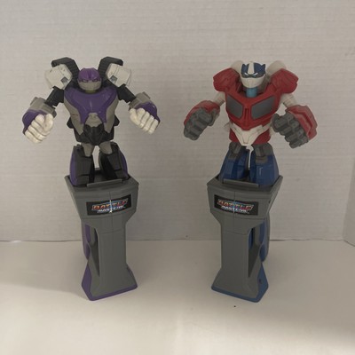 Transformers BATTLE MASTERS Optimus Prime & Megatron Handheld Boxing ...