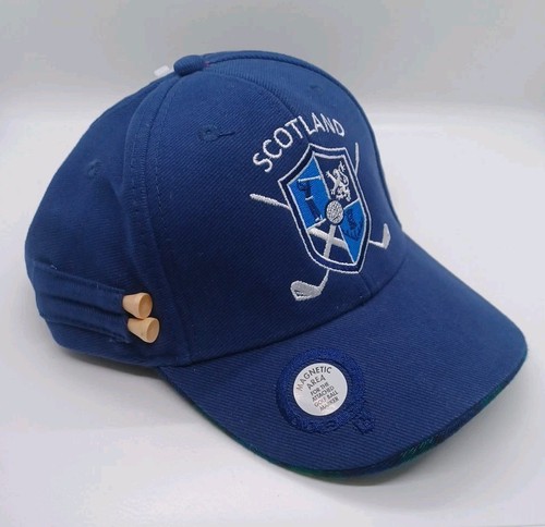 The Scotland Golf Co Strap Back Baseball Hat W/ Marker/Magnet & Tees ...