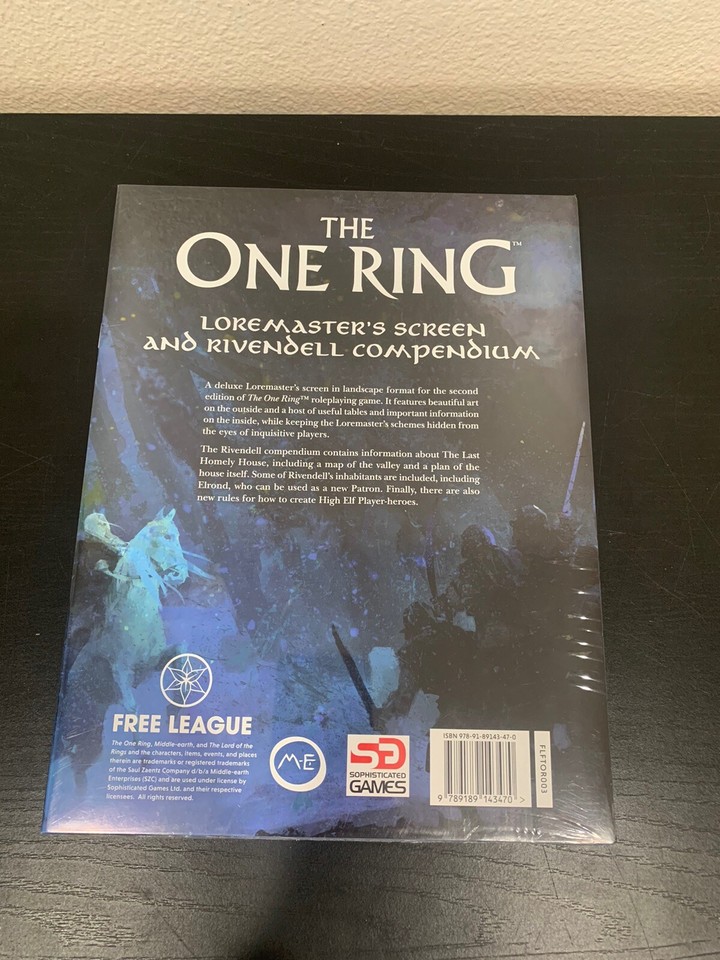 The One Ring Loremaster's Screen & Rivendell | eBay