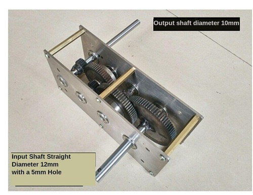 Hand Crank Generator Gear Box Wind Hydraulic Drive Diy Gear Set Gearbox ...