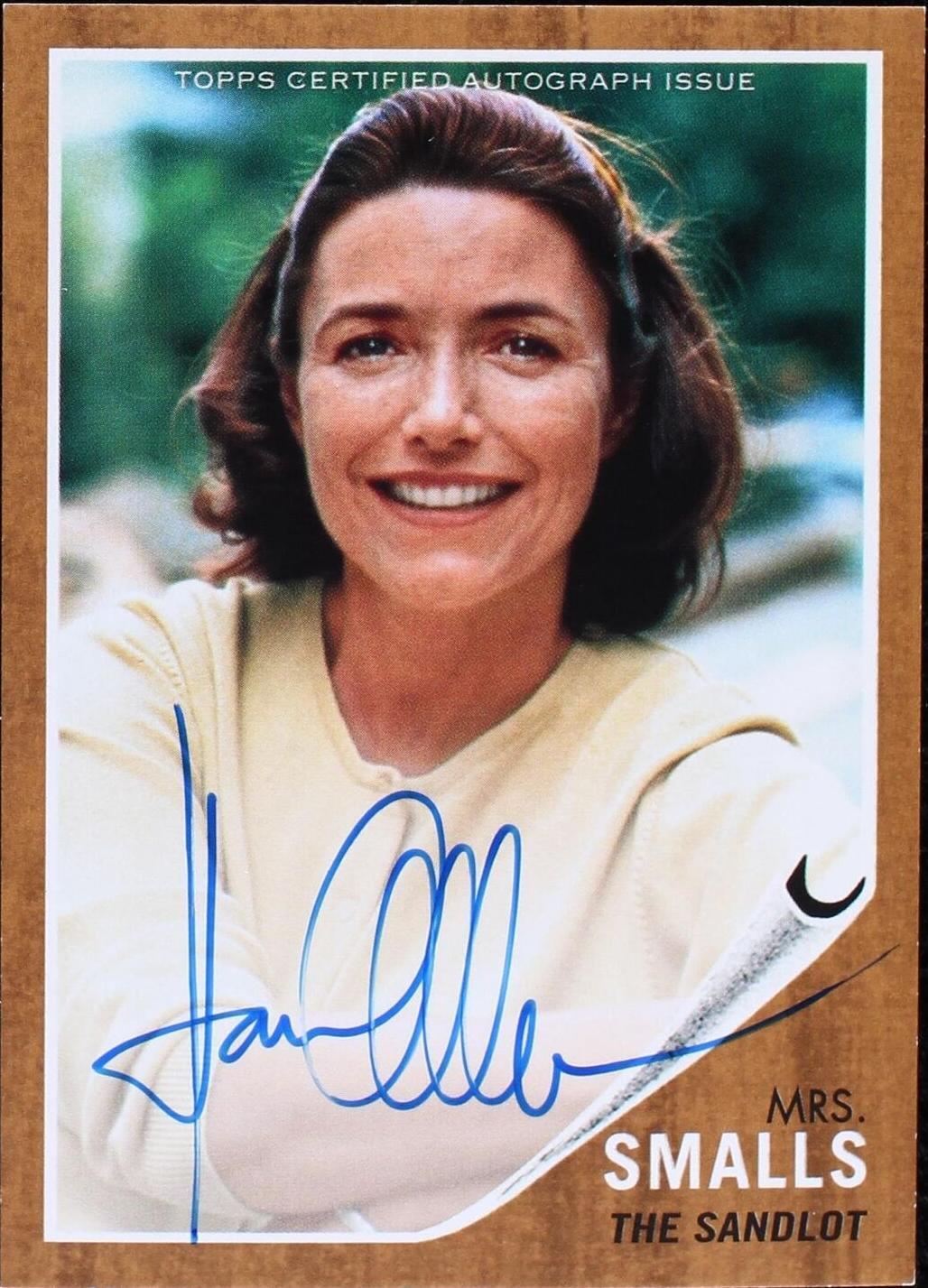 2018 Topps Archives - The Sandlot Autographs Karen Allen as Mrs. Smalls ...