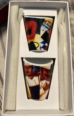 2 Tipperary crystal Graham Knuttel Egg Cups with Spoons Boxed. | eBay