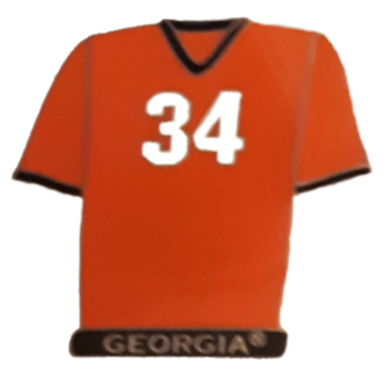 Georgia Bulldogs Pins University of Georgia Pins Herschel Walker Jersey ...