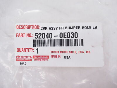 Genuine OEM Toyota 52040-0E030 Driver Side Fog Light Bezel 2017-2019 ...