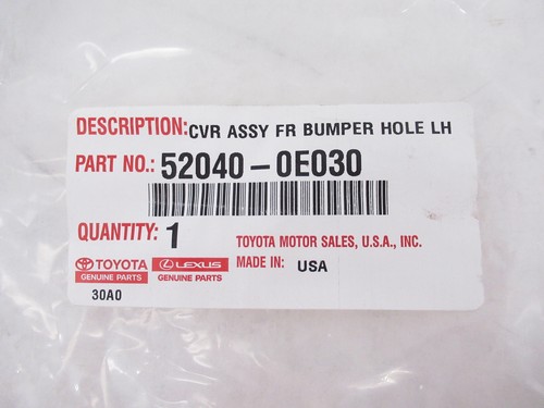 Genuine OEM Toyota 52040-0E030 Driver Side Fog Light Bezel 2017-2019 ...