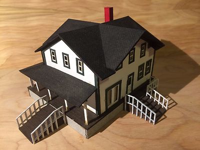 HO Scale Farm House Kit | eBay