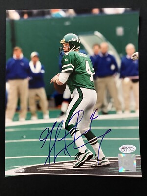 Glenn Foley Signed Photo 8x10 Football Autograph New York Jets Seahawks ...