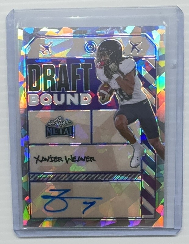 Xavier Weaver 2024 Leaf Metal #109 Crystal Purple /6 Price Guide ...