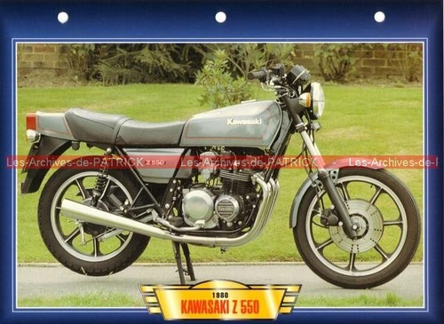 KAWASAKI Z 550 Z550 1980 : Fiche Moto #000530 | eBay