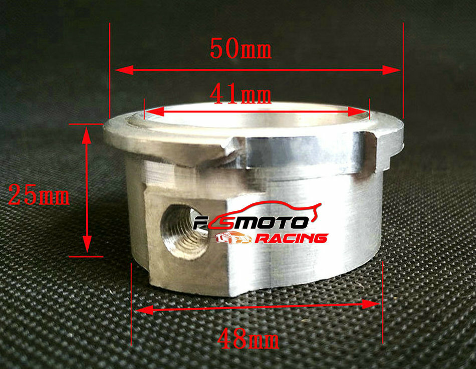 Weld On Radiator Filler Neck 6061 Aluminum w/overflow spout 1-5/8"/41mm ...