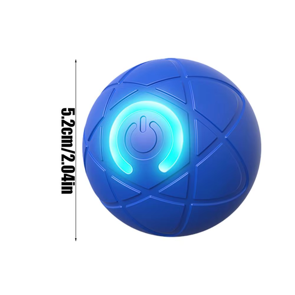 Interactive Rolling Ball Dog Toy Auto Moving Dog Toy Ball Rechargeable ...