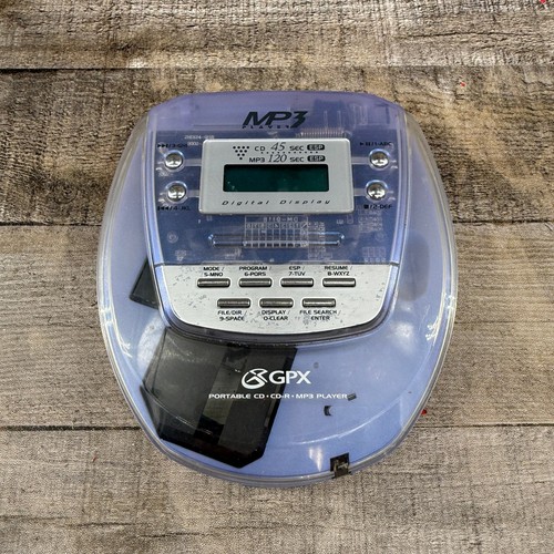 Gpx Portable CD CDR MP3 Player Model C3060 Works | eBay