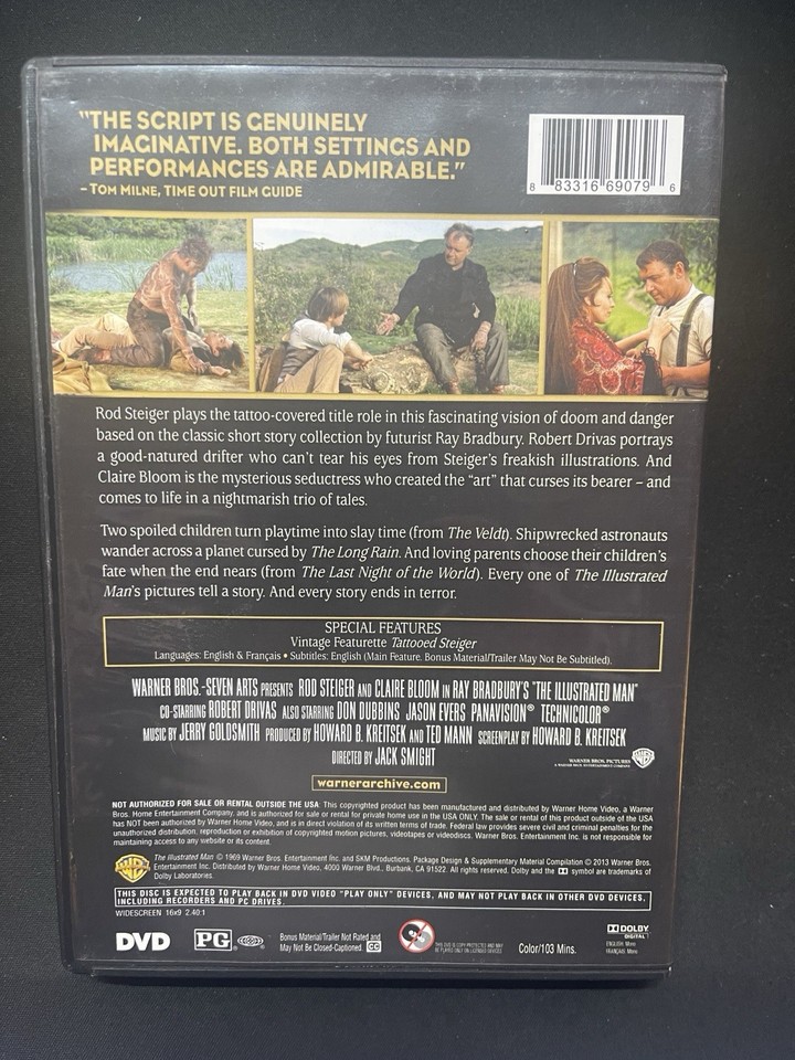The Illustrated Man DVD 883316690796| eBay