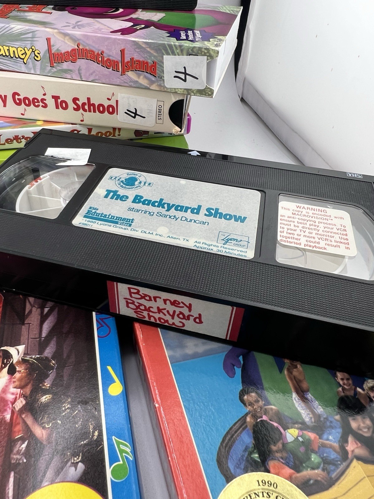 Barney's VHS / DVD LOT - The Backyard Show | Grelly USA