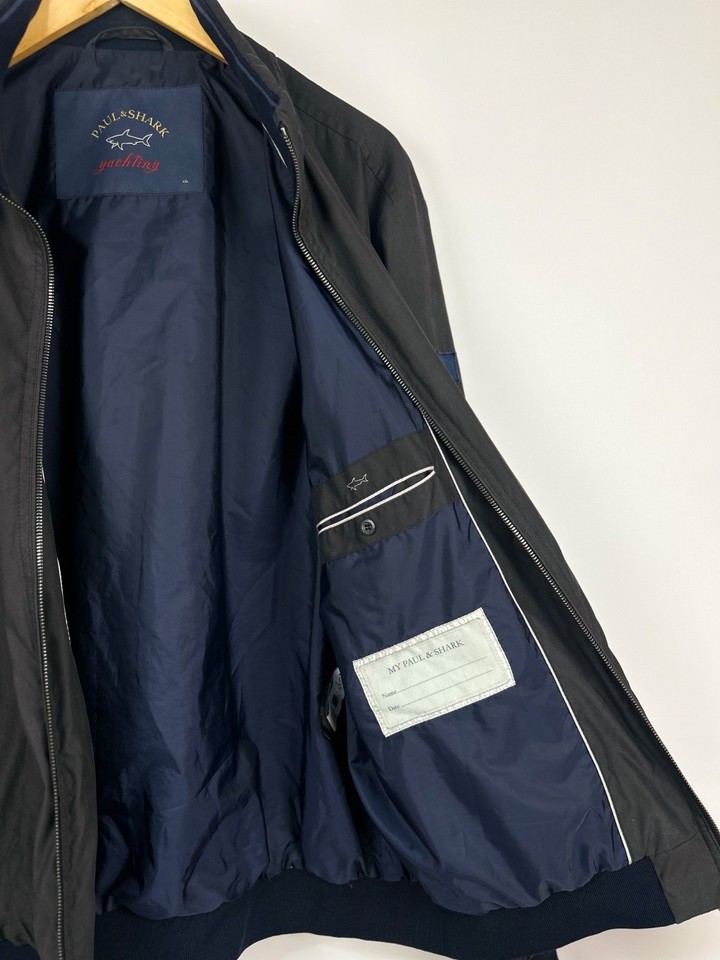 Paul & Shark Yachting Jacket Shark Hologram Full Zip Made in Italy XXL ...