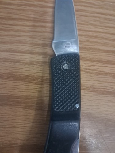 Gerber LST 400 Folding Knife Lightweight Made in USA Black Zytel | eBay