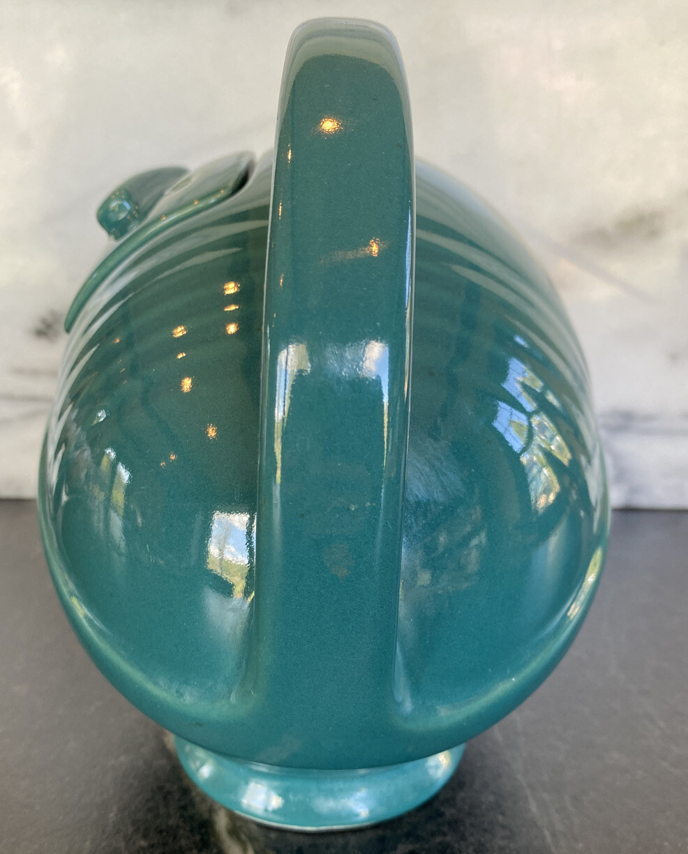 Antique Vintage? Hall Football Teapot *As Found* Teal Blue Green | eBay