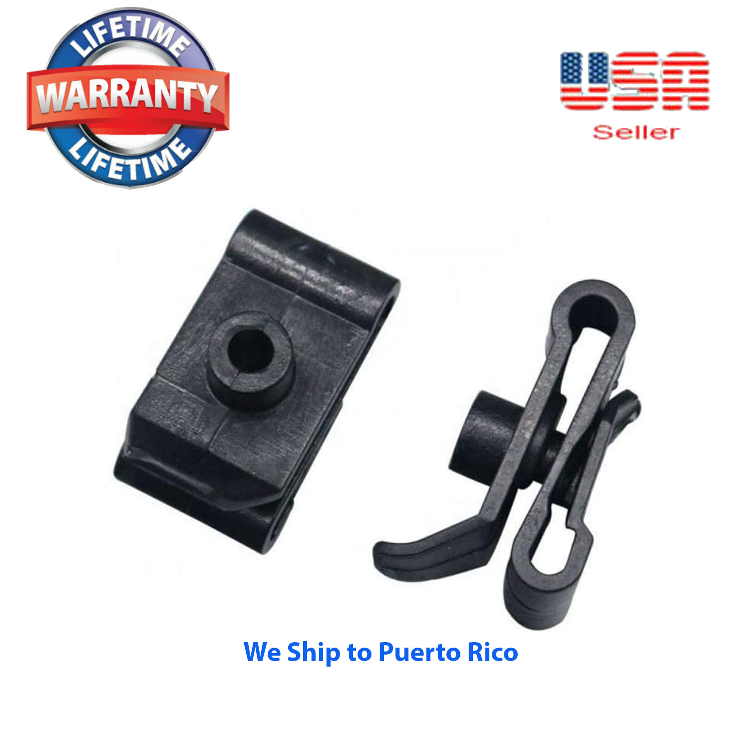 20 Pcs 90467-05114 Bumper Fender Nylon Clip U Nut #12 Screw Retainer ...