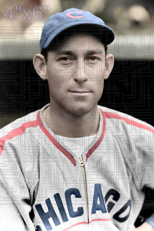Vance Page - 1938 Chicago Cubs - choose a style - colorized print | eBay