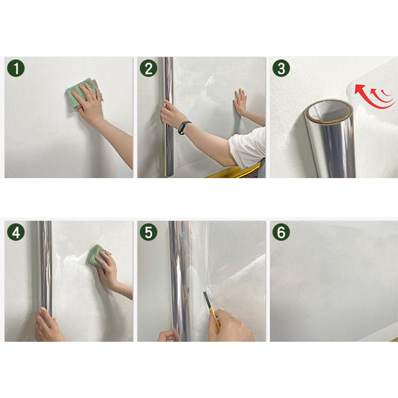 Wall Protective Transparent Film Electrostatic Anti-Dirty Self Adhesive ...