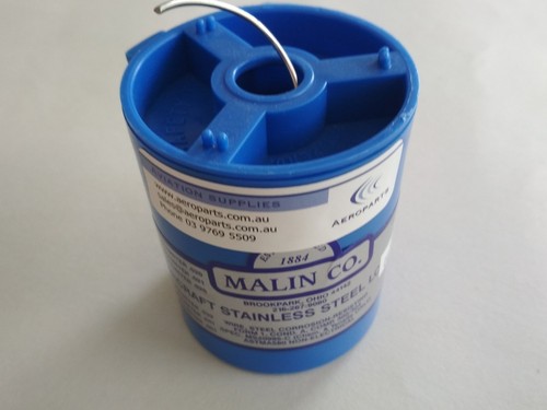 Malin Lockwire Stainless Steel Safety Wire (DIAMETER 0.062" / 1.575mm ...