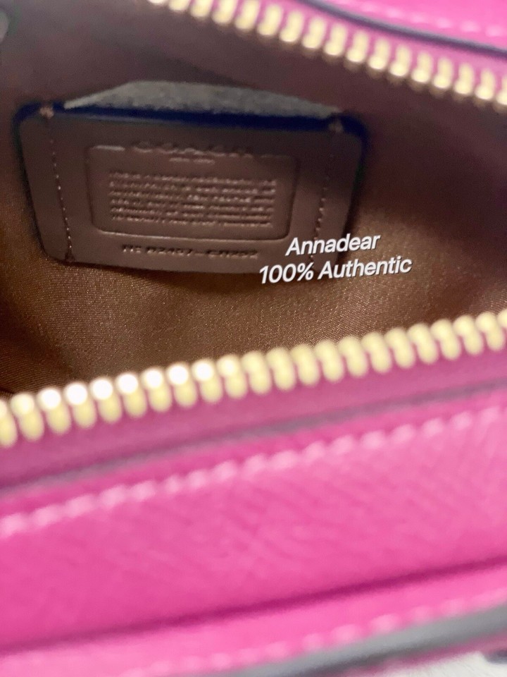 NWT COACH Crossgrain Leather Raspberry Shape Crossbody/Satchel Bag ...