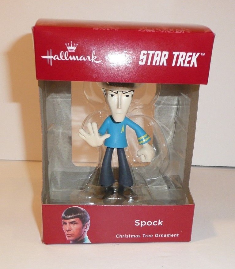 Star Trek Mr. Spock Christmas Tree Ornament Hallmark Vulcan Live Long ...