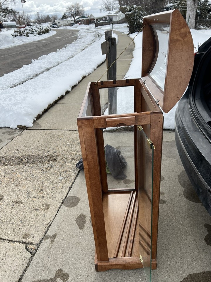 Amish Large Quilt Display Case | eBay