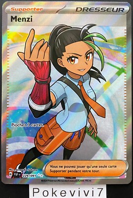 Carte Pokemon MENZI 229/091 FA Full Art EV4.5 Destinées de Paldea PAF ...