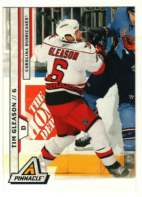 2010-11 PANINI PINNACLE HOCKEY CARD - # 161 TIM GLEASON CAROLINA ...