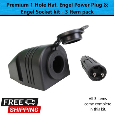 Engel Power Socket & Plug Surface Mount Fridge Car Camper Trailer ...