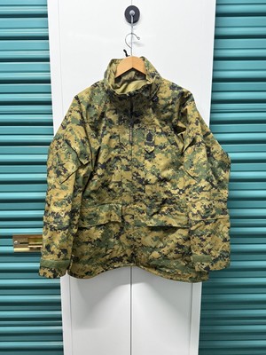 USMC GoreTex Jacket APEC Parka MARPAT Woodland Camouflage Large Short ...
