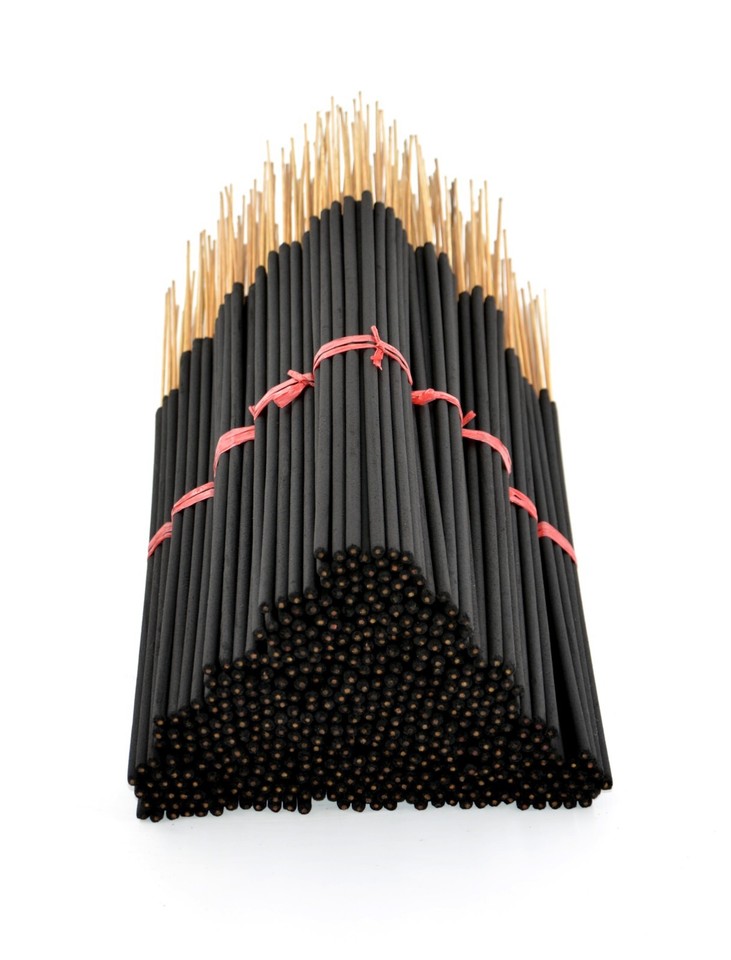 CHARCOAL BLACK Unscented Incense Sticks 11" Bulk Wholesale - Natural ...