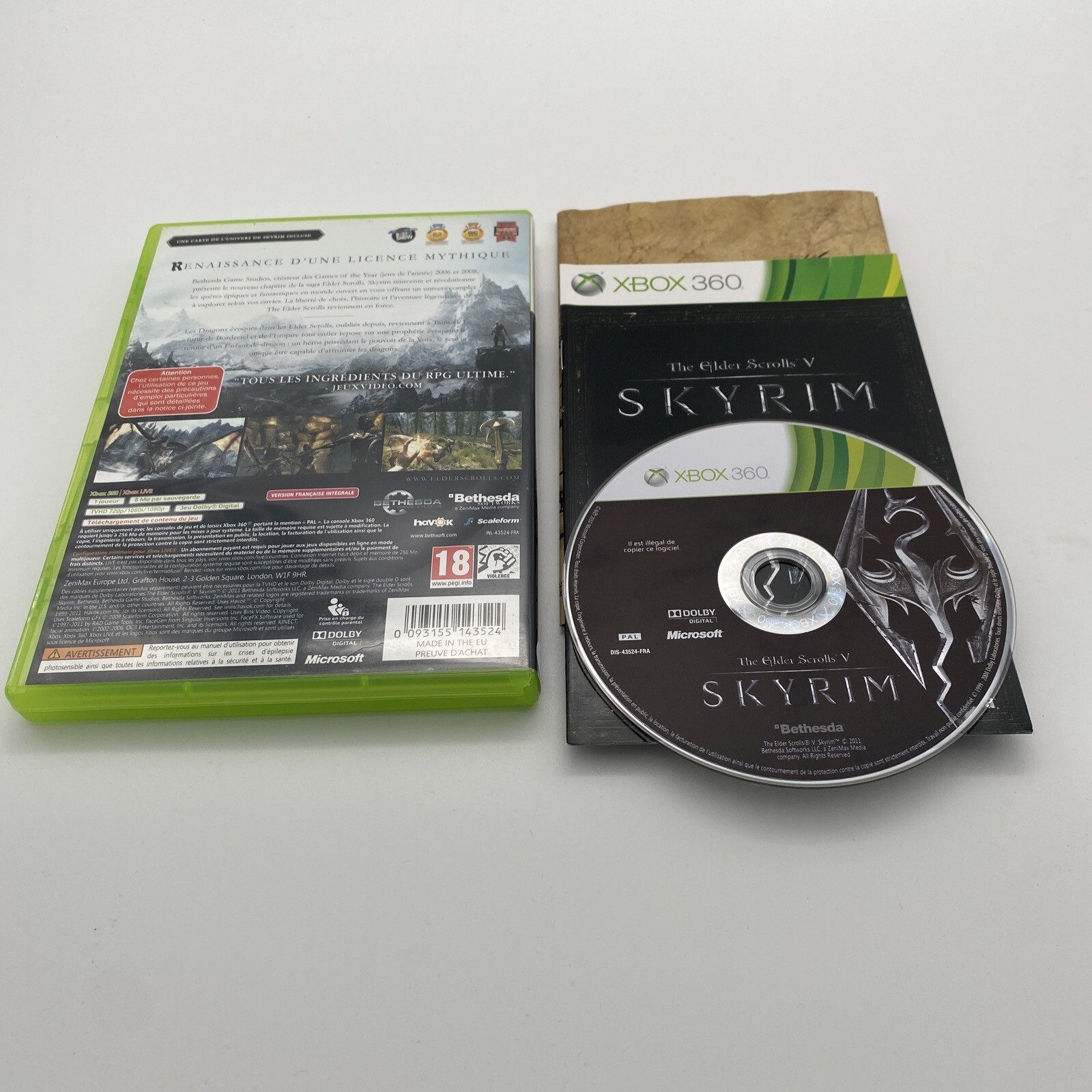Skyrim Xbox 360 Complet Pal | eBay