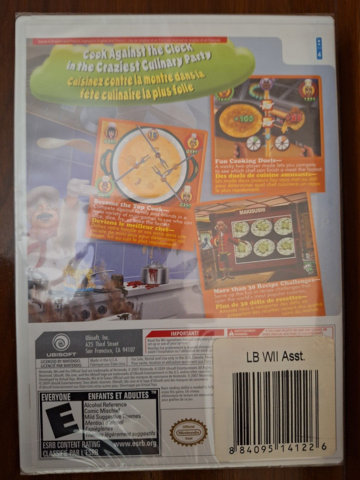 COOK WARS NINTENDO WII BRAND NEW AND SEALED RARE TITLE | eBay