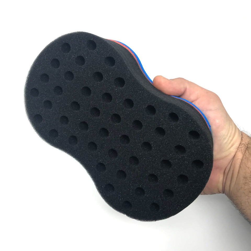 Spin Barber Hair Sponge Brush for Dreads Locking Twist Coil Afro Curl ...