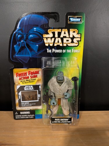 Star Wars Pote Snitkin W/ Force Pike And Blaster Pistol The Power Of ...