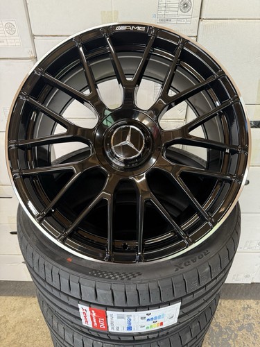 19" A45 ALLOY WHEELS BLACK MERCEDES A CLASS RIMS 176W W177 CLA RIMS AMG ...