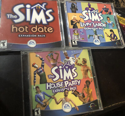 The SIMS 3 Expansion Packs PC Windows Games: Sims hot date, livin large ...