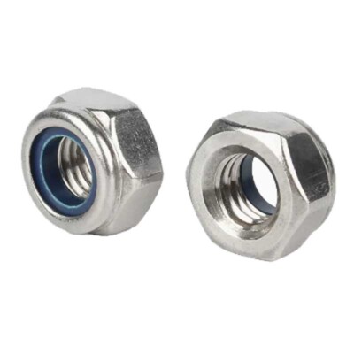 M12 M14 M16 M20 M24 Hexagon Nuts Anti-loose Self-locking Nut SUS304 ...