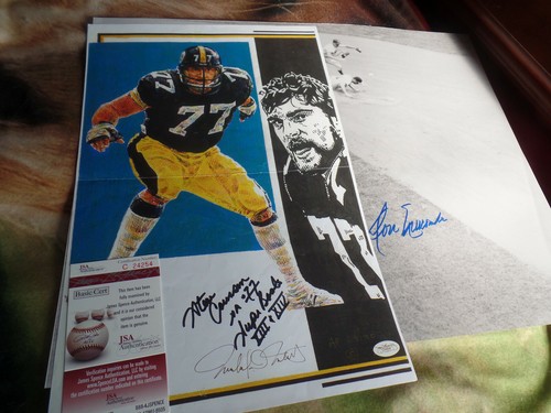 Steve Courson auto Signed insc 4x champ Steelers JSA COA Autograph ...