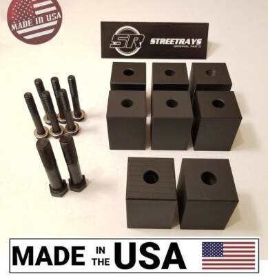 SR CNC Machined Front Seat 2" Risers Lift Spacers FOR Jeep Wrangler 97 ...