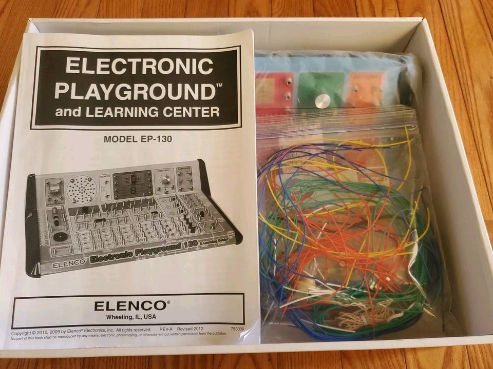 Elenco Electronics Playground EP-130 Circuits Learning Center 130 ...