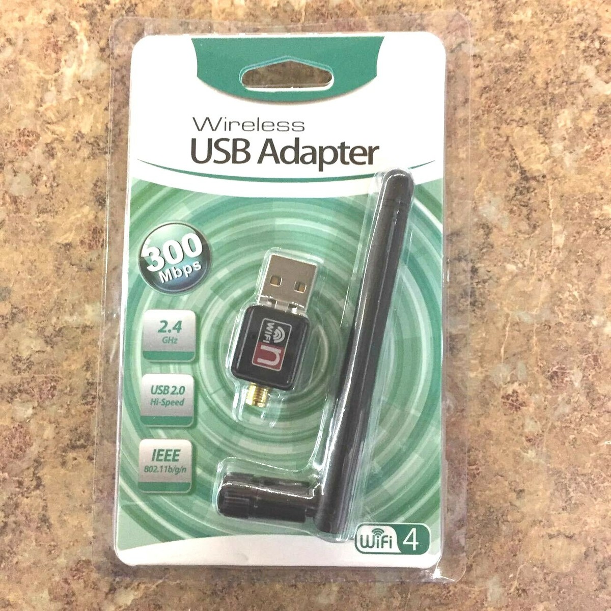 Mini USB WiFi Adapter Mini Wireless USB WiFi Adapter - 300Mbps, Nano ...